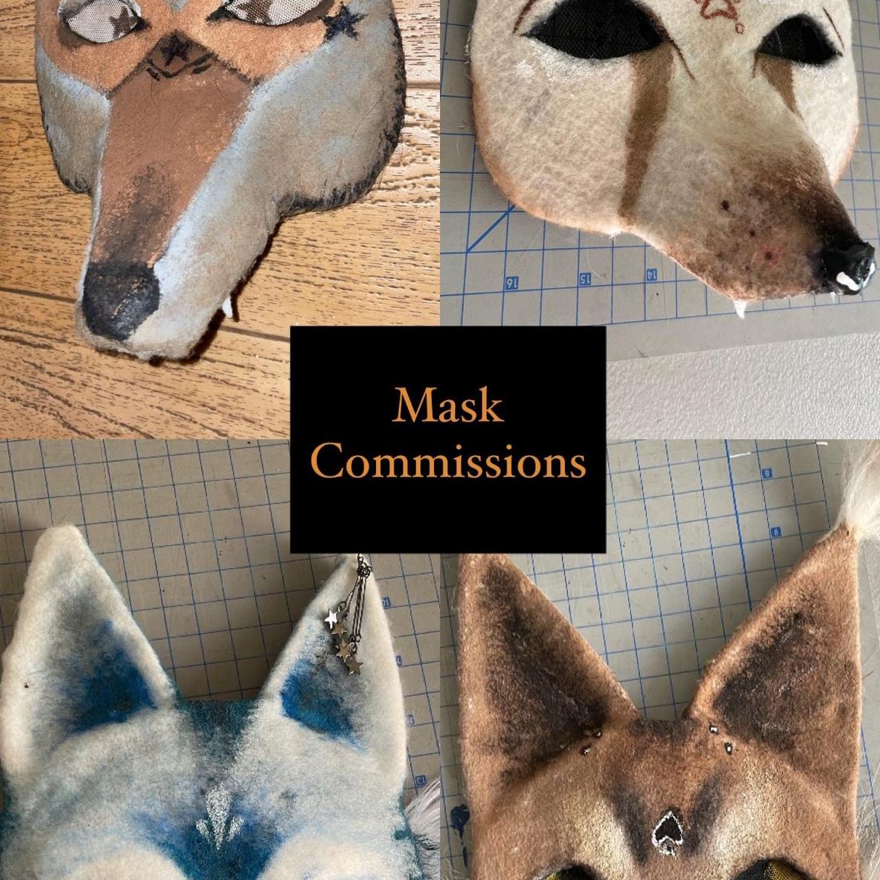 Canine mask commissions open! - Including—but not... - Depop