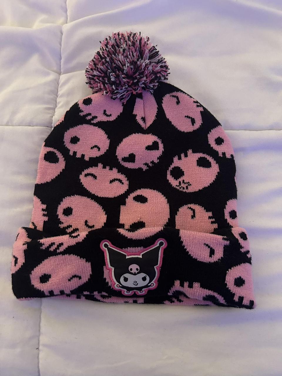 Hot topic Kuromi beanie brand new 10/10 #kuromi... - Depop