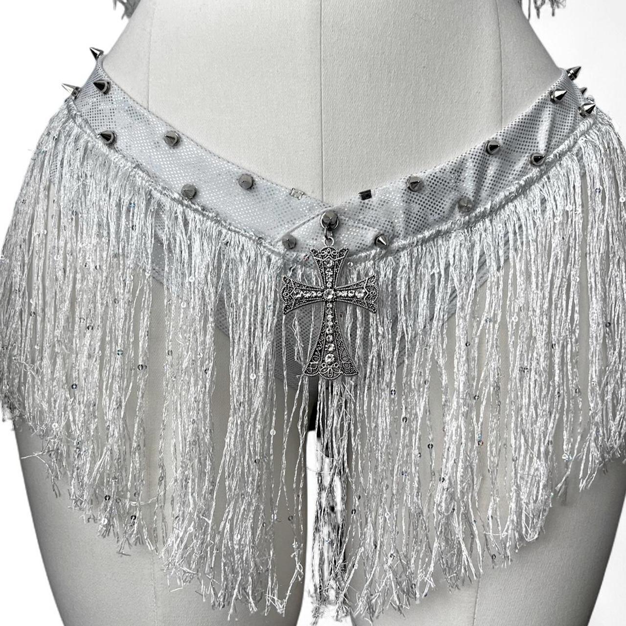 Dolls Kill RAVE RODEO COWGIRL COSTUME - WHITE- But... | Depop