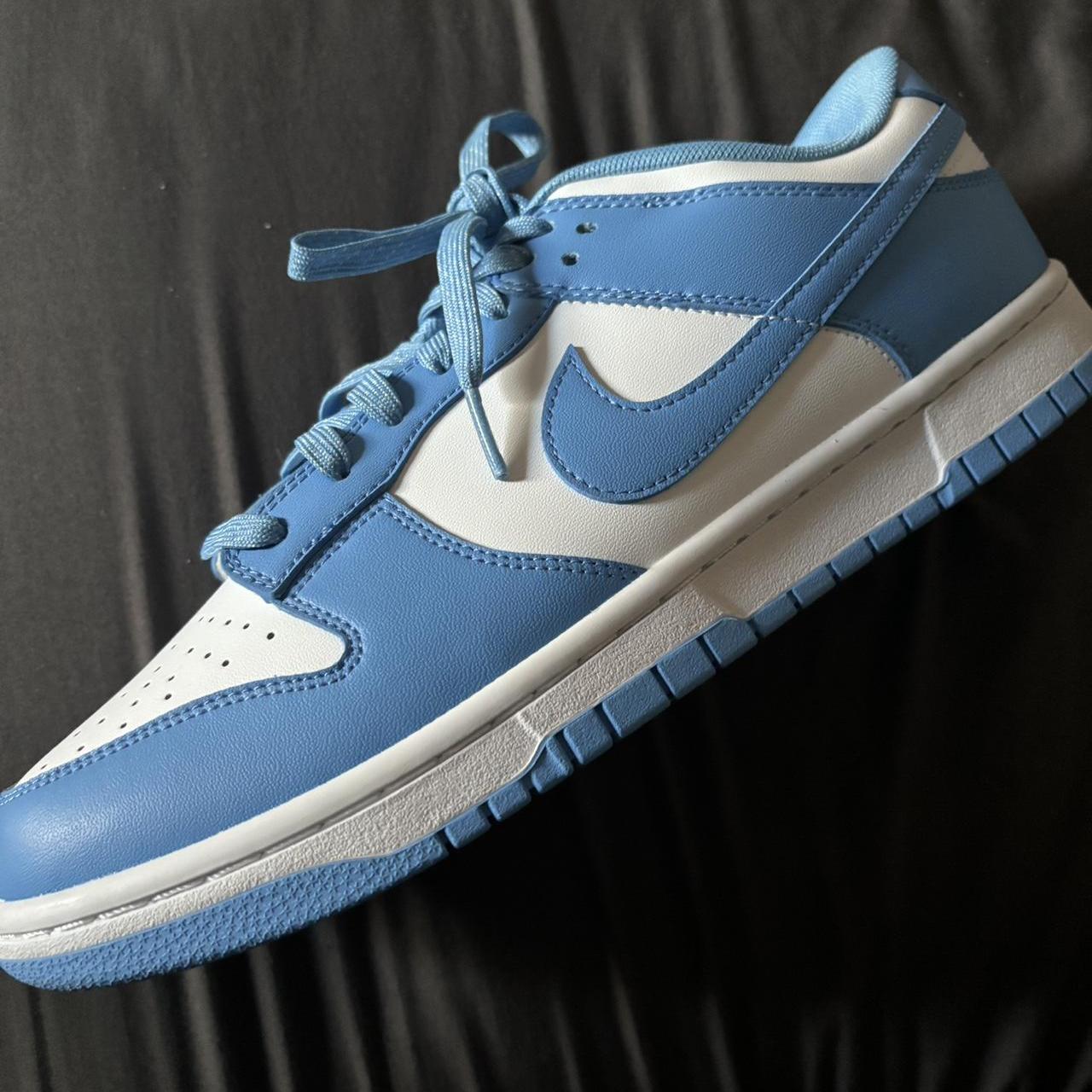 university blue dunks - Depop