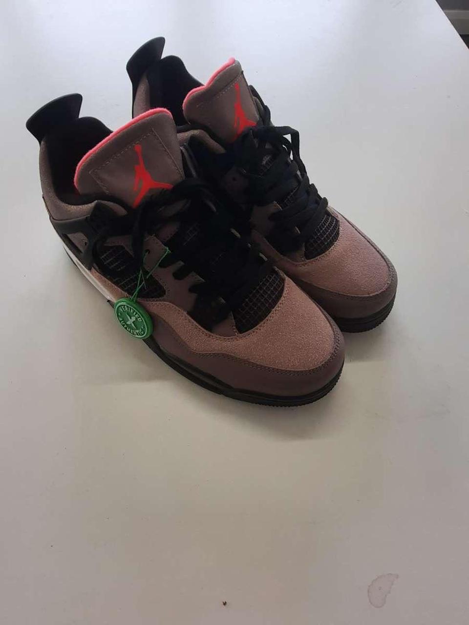 Jordan 4 / maroon and black / brand new / UK 10 / ... - Depop