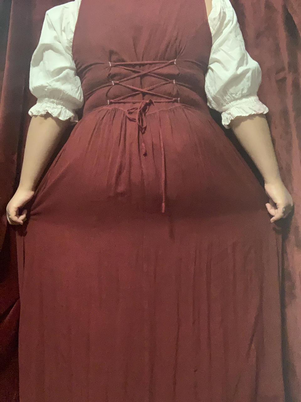 Holy clothing- Brigid Maxi Overdress (White... - Depop