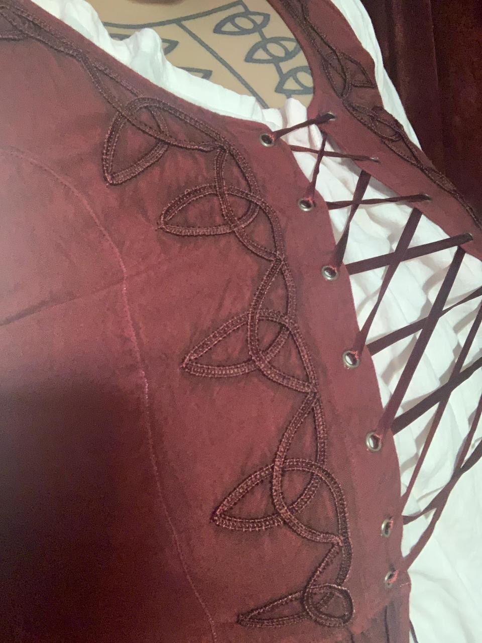 Holy clothing- Brigid Maxi Overdress (White... - Depop