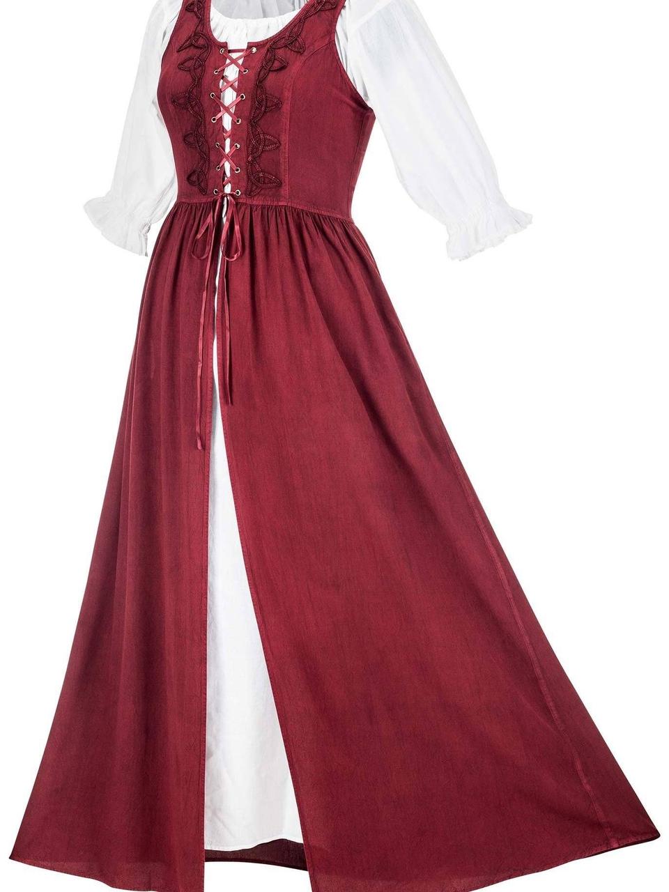 Holy clothing- Brigid Maxi Overdress (White... - Depop