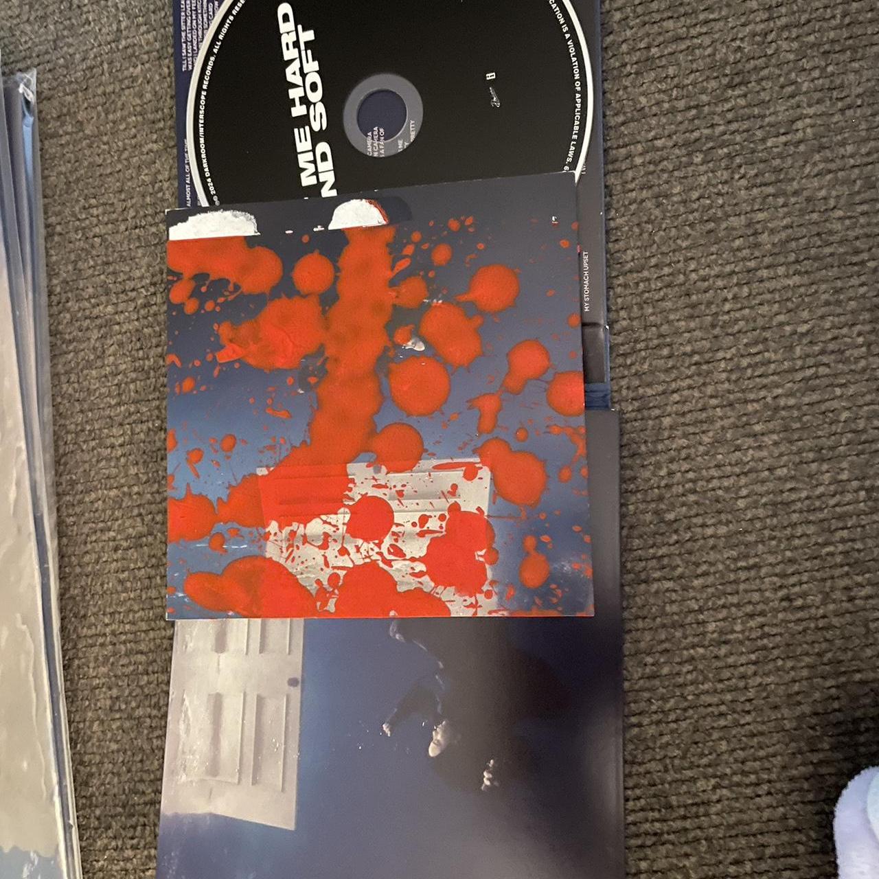Billie eillish splatter cd hit me hard and... - Depop