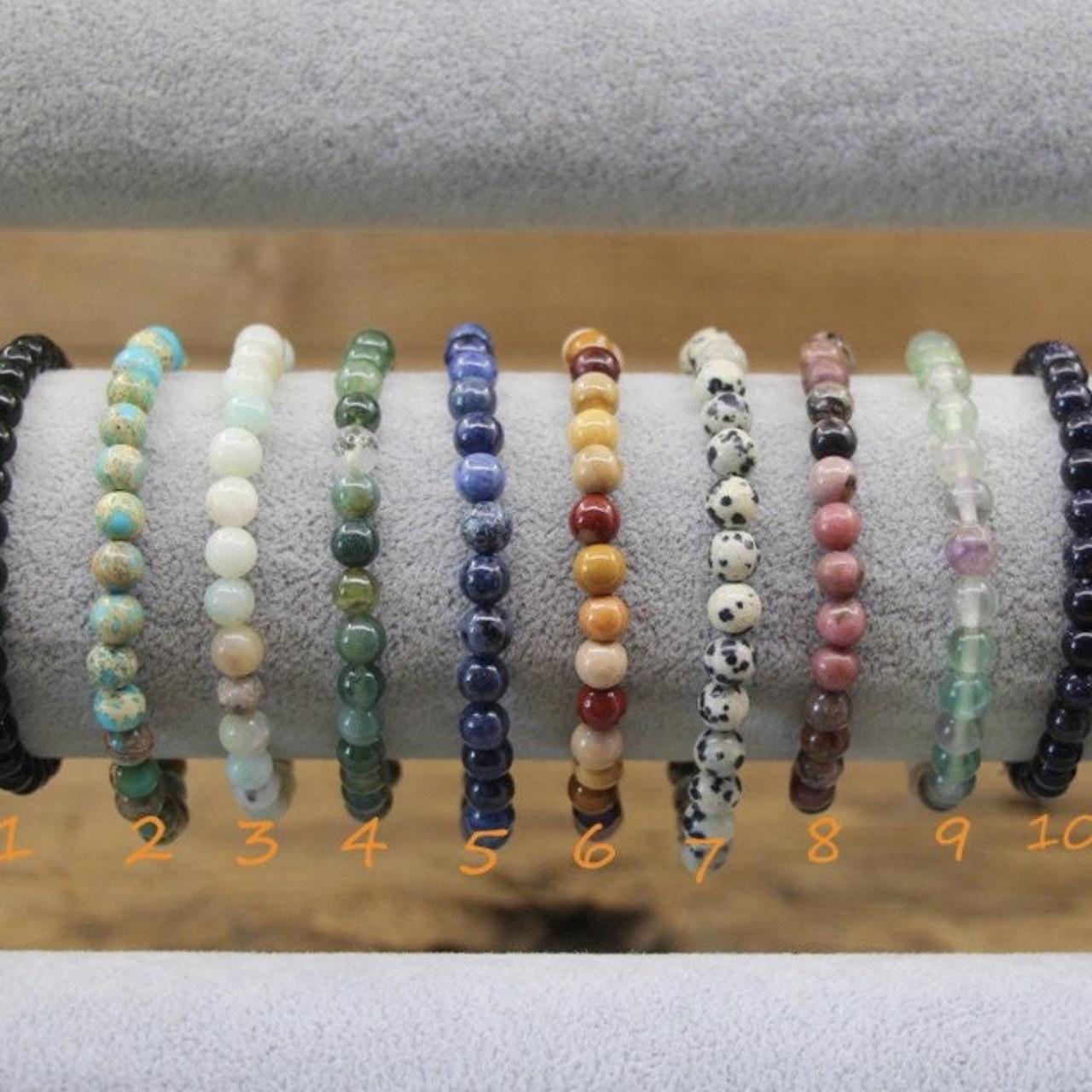 Real crystal bracelets handmade super stretch Free... - Depop
