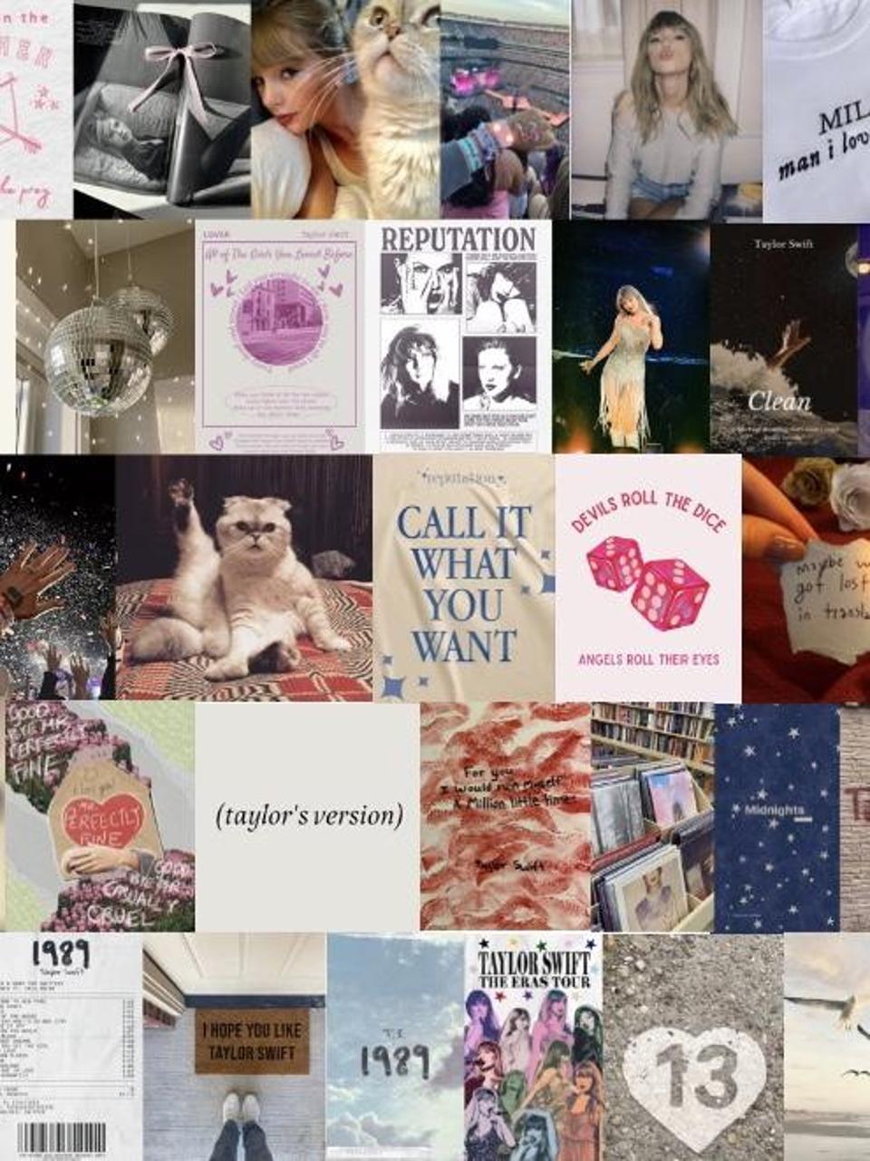 Taylor swift inspired wall collage kit... - Depop