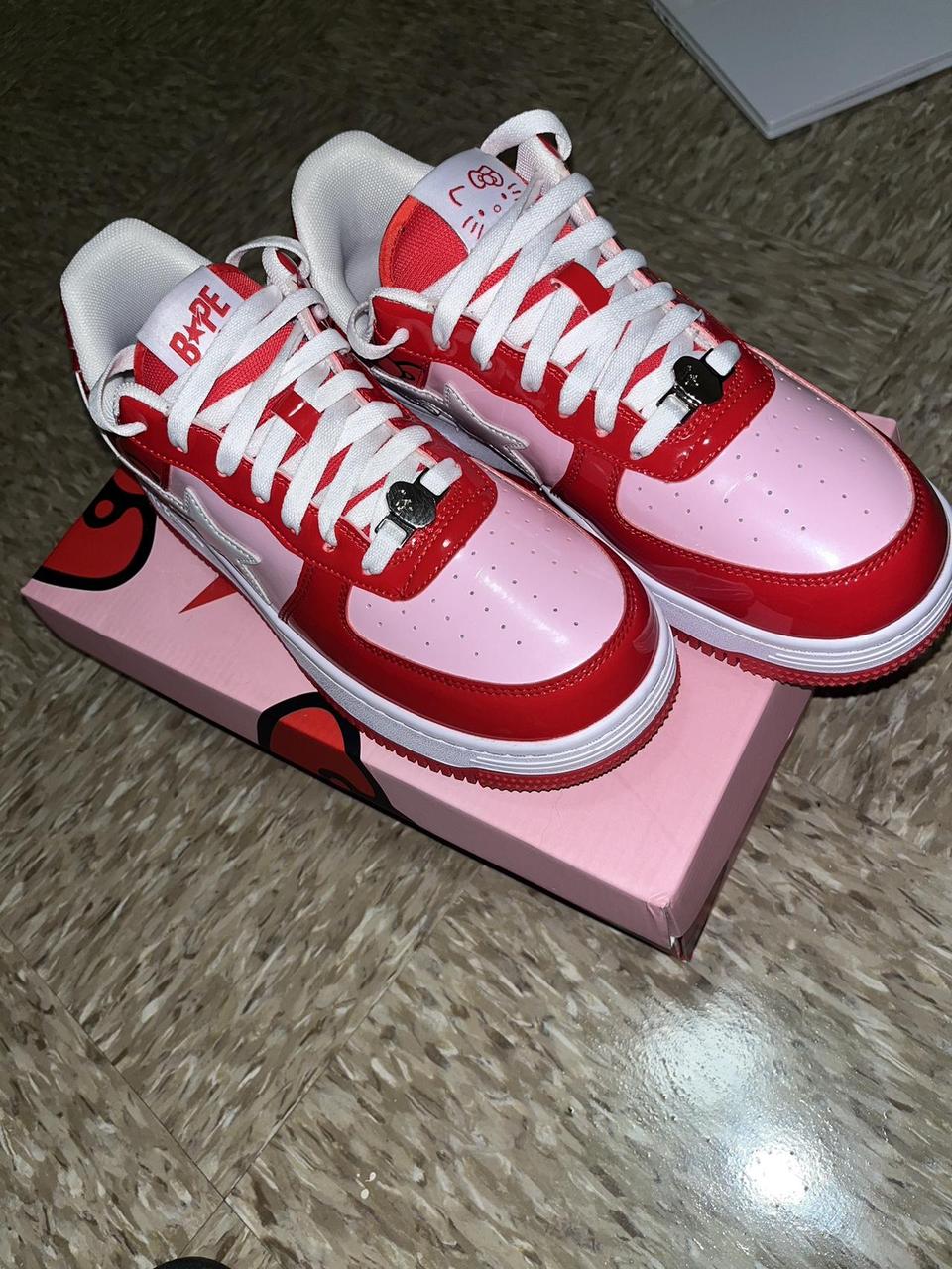 custom hello kitty shoes not set on price - Depop