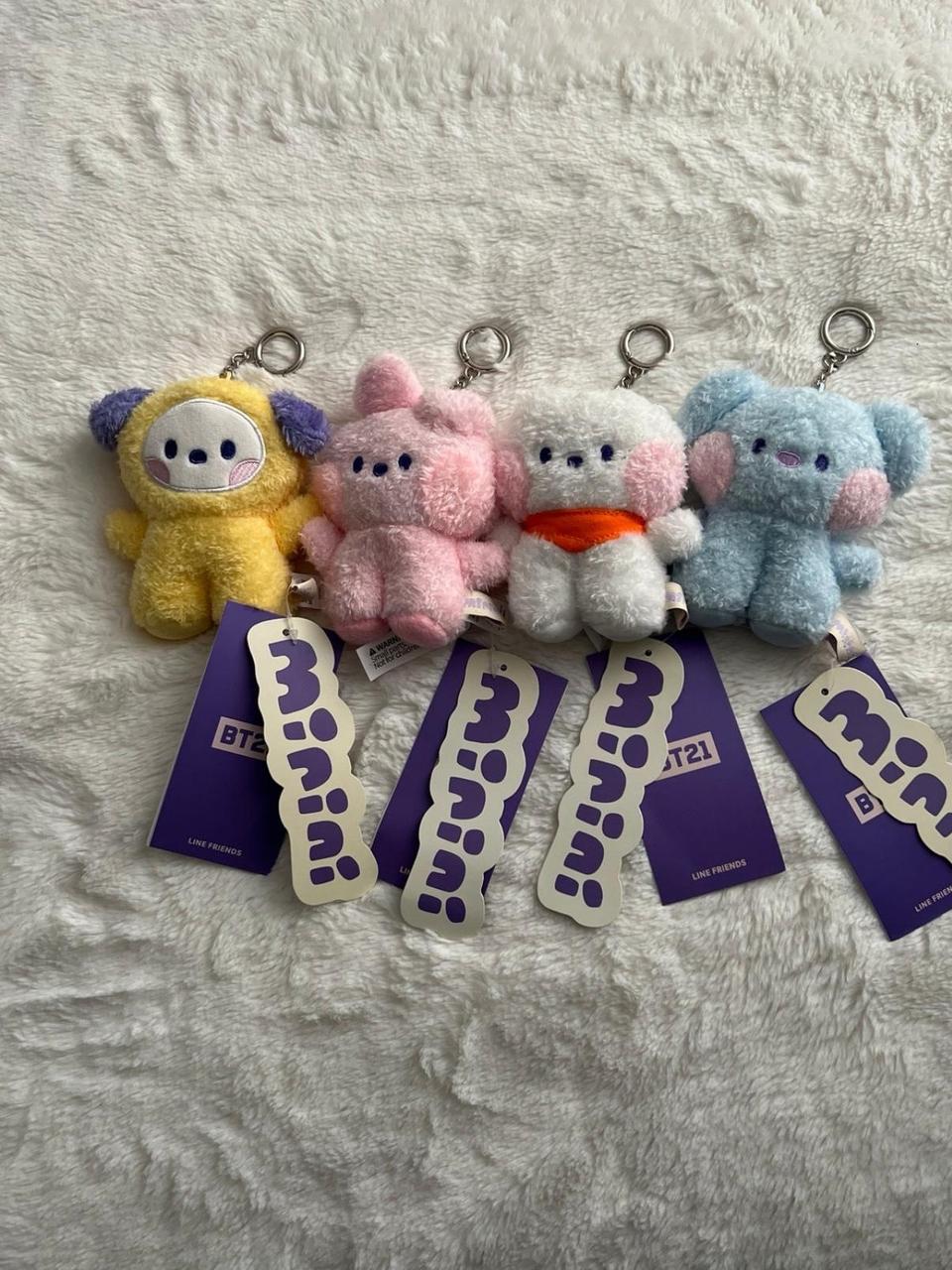 BT21 Line Friends Keychain plush for Chimmy Cooky RJ... - Depop