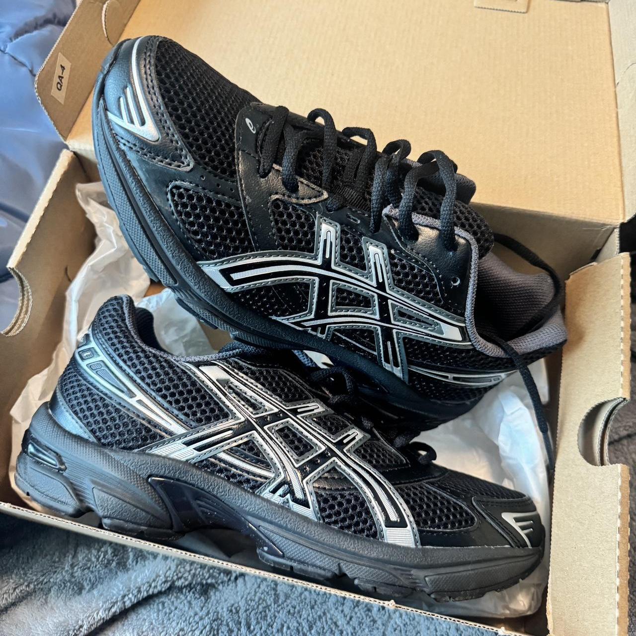 Black and sliver asics Pure silver gel 1130 #asics | Depop