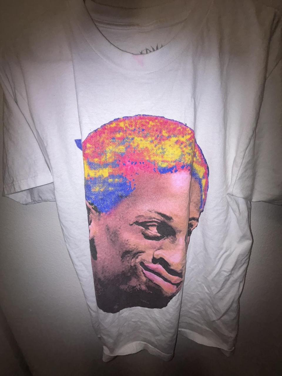 dennis rodman the worm shirt from pacsun flaws are... - Depop
