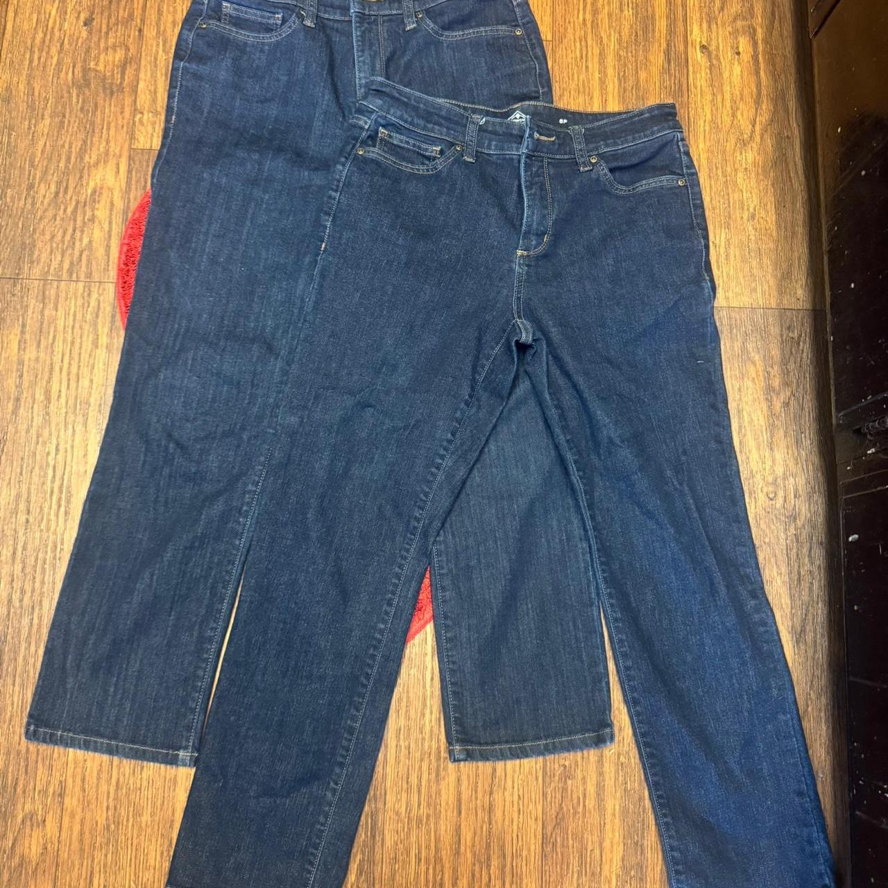( 2 ) St. John's Bay Jeans Womens 8P Blue Denim... | Depop