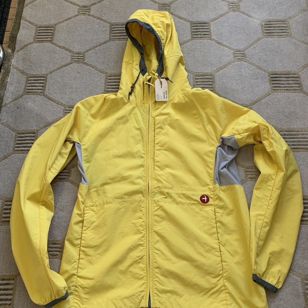 NWT Relwen Barrier Shell Jacket in Yellow Sun New... | Depop