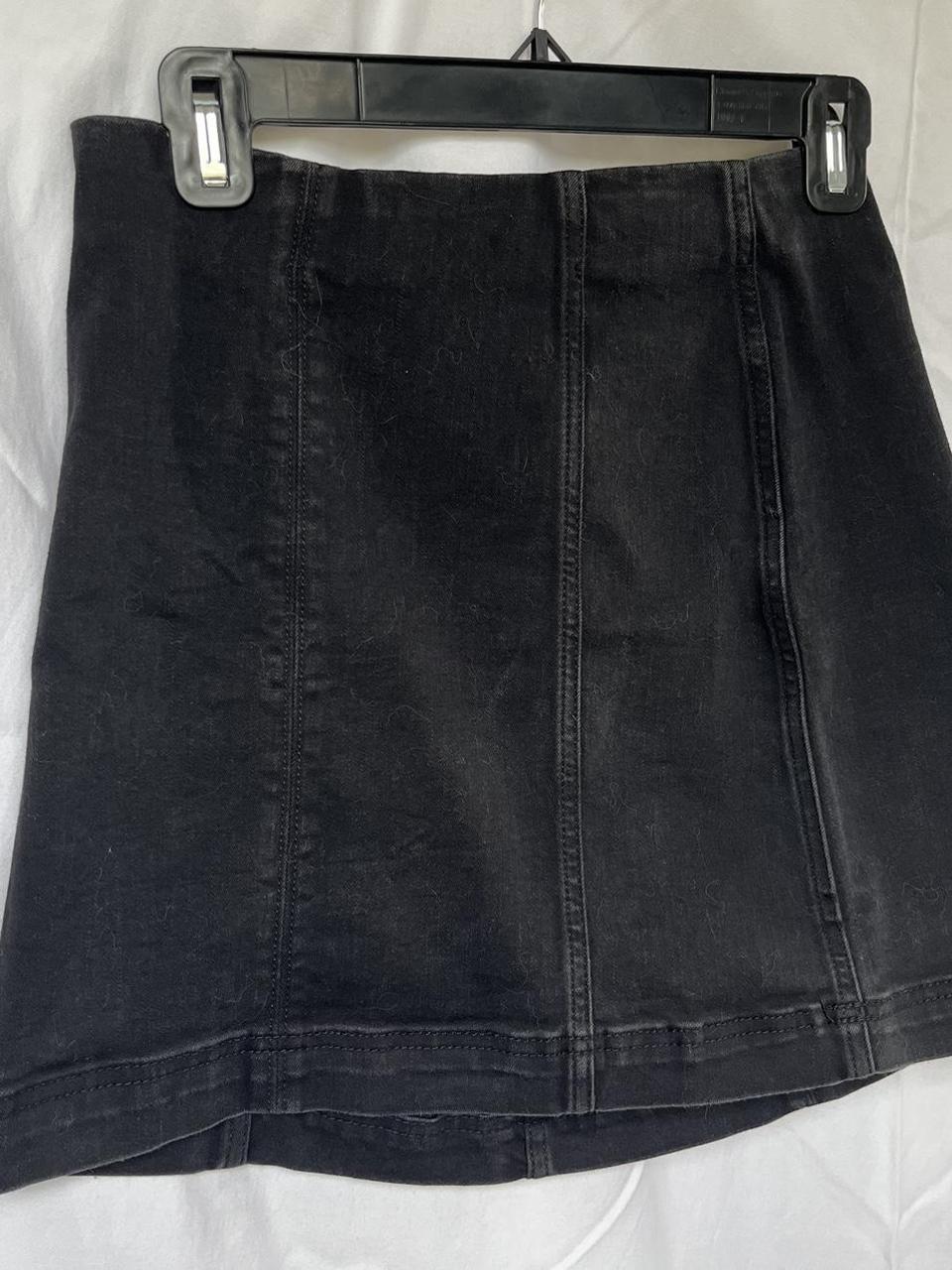 Wild Fable Black Denim Mini Skirt This adorable... - Depop