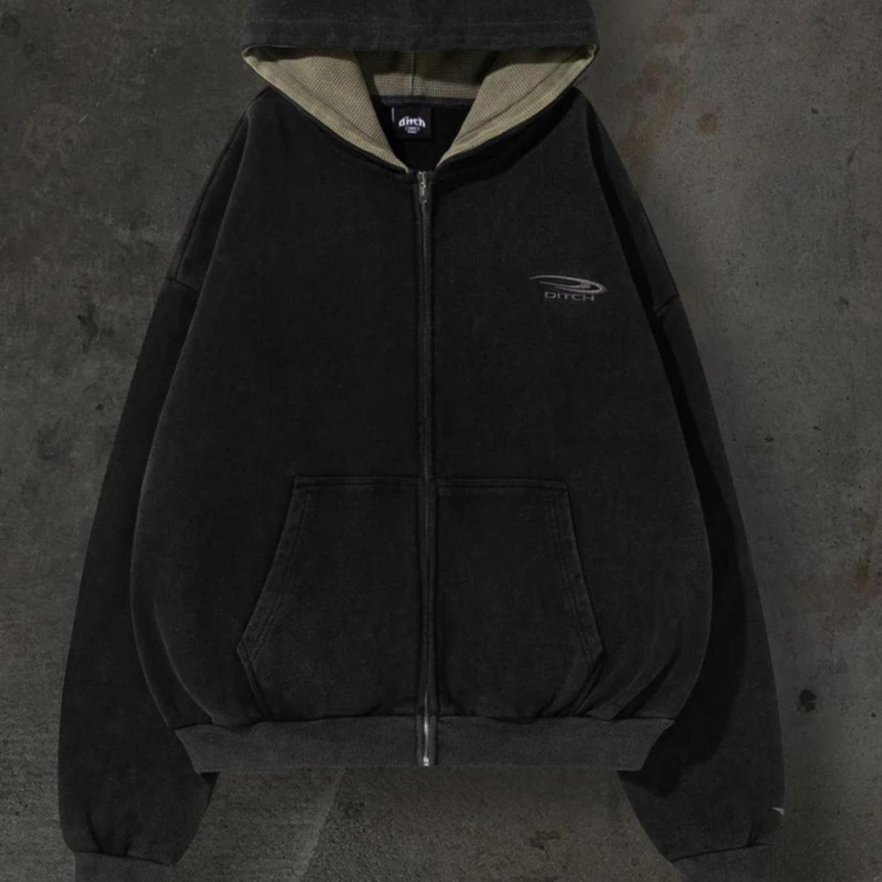 Ditch LA athletic zip up coal sold out on... | Depop