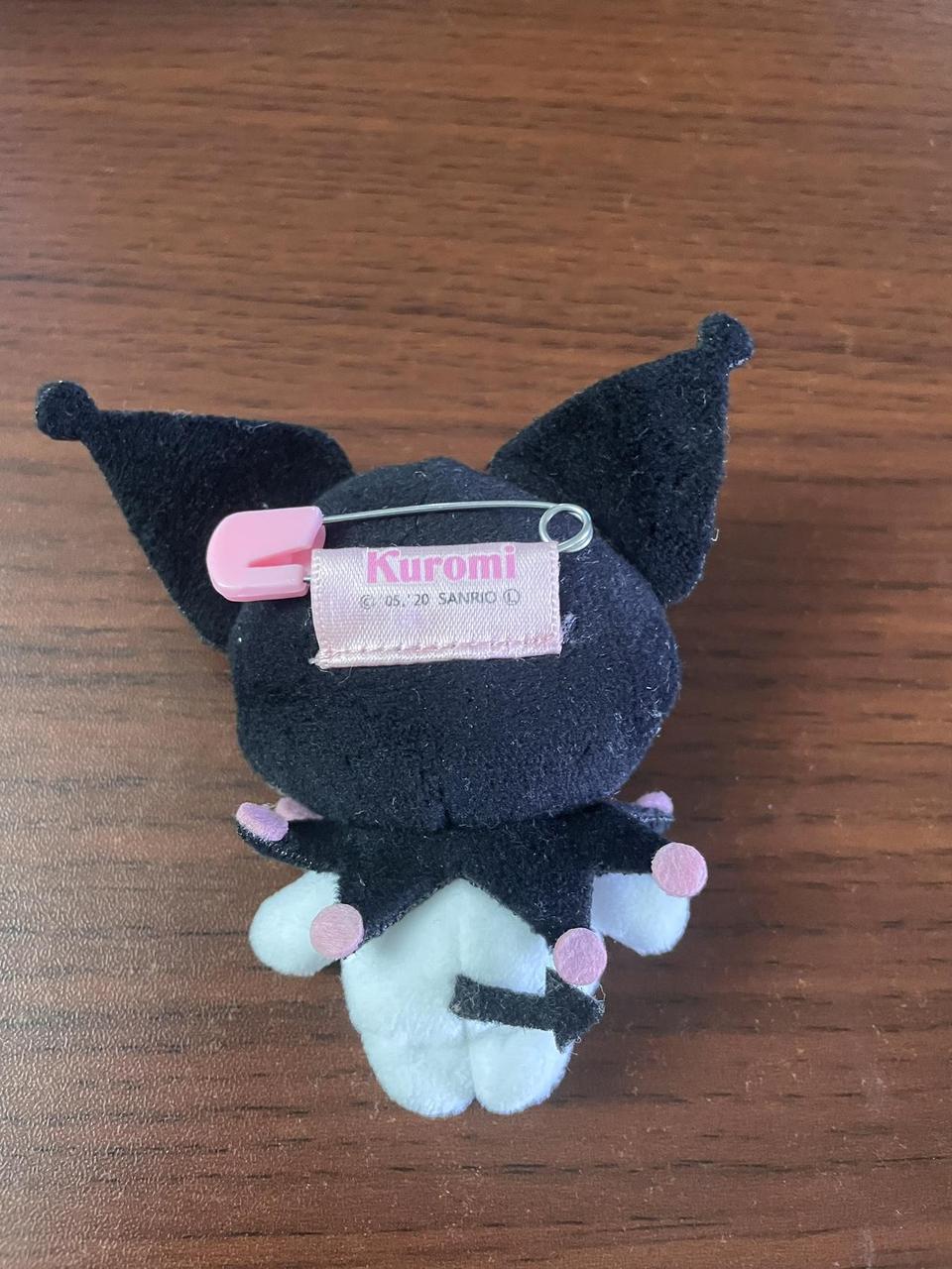 Sanrio Kuromi Plush Mascot Brooch #sanrio #kuromi... - Depop