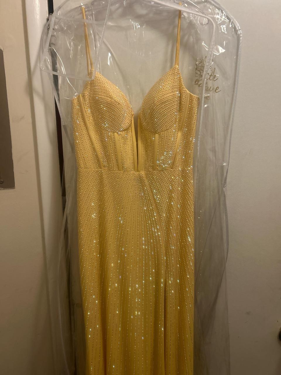 Sherri Hill Women's Prom dresses - Yellow/Gold - 10 –… - Gem