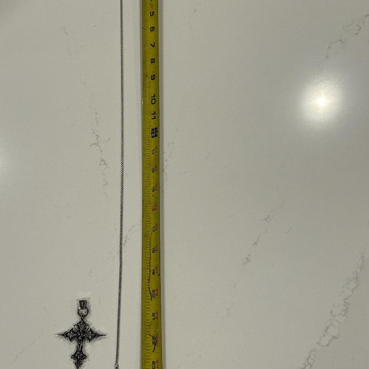 y2k punk Crucified Skelton chain ~⛓️Stainless steel... | Depop