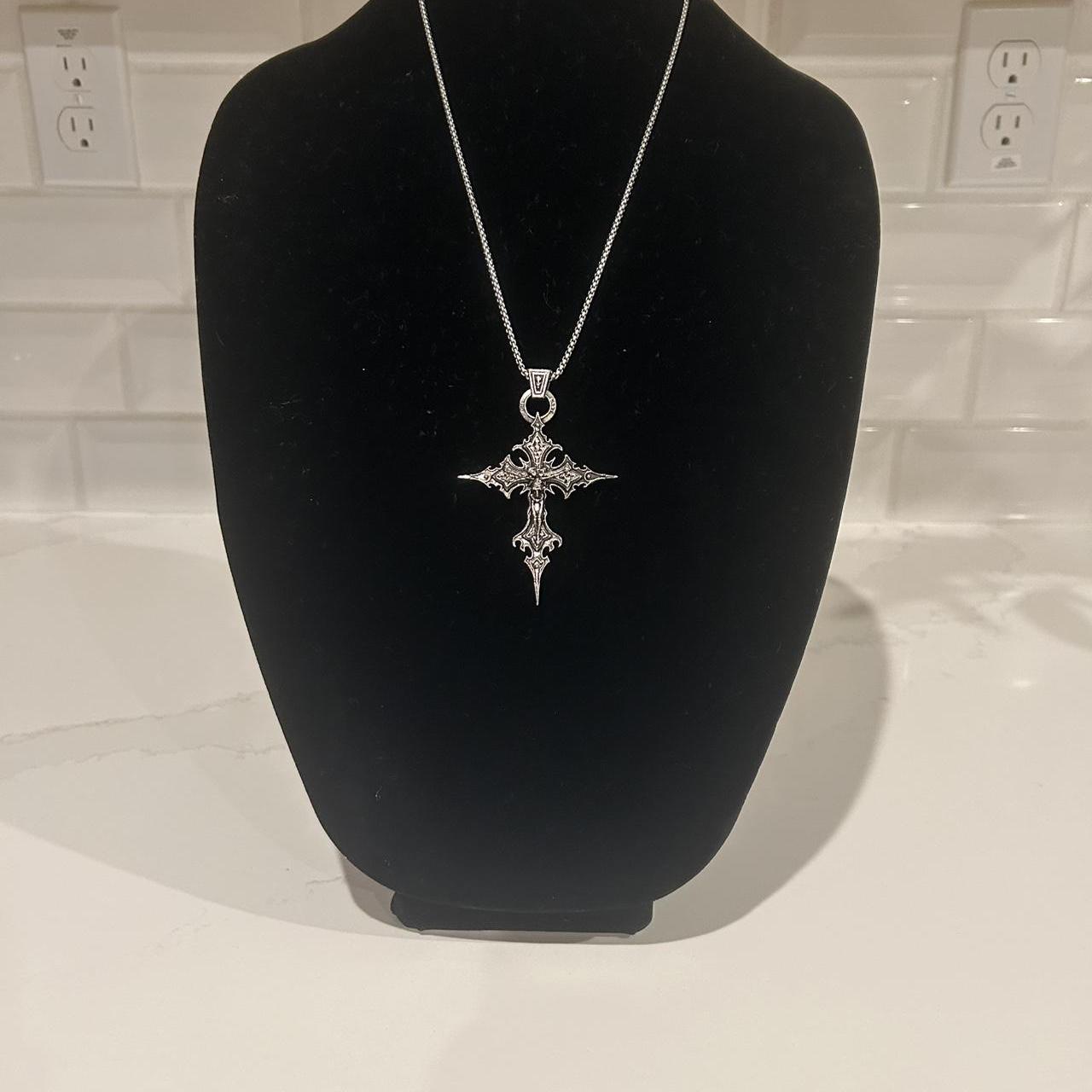 y2k punk Crucified Skelton chain ~⛓️Stainless steel... | Depop