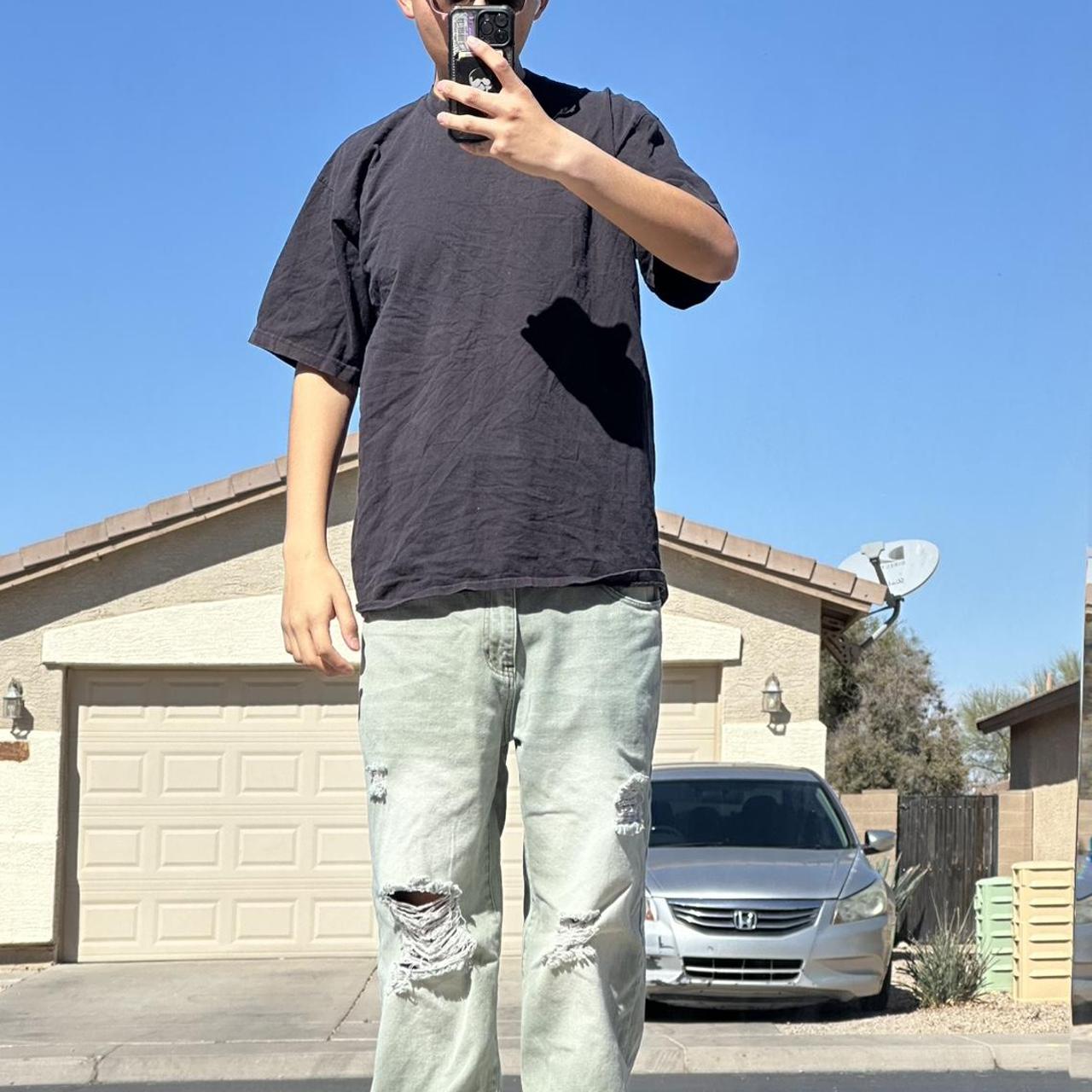 All black pro club t-shirt This is a different... | Depop