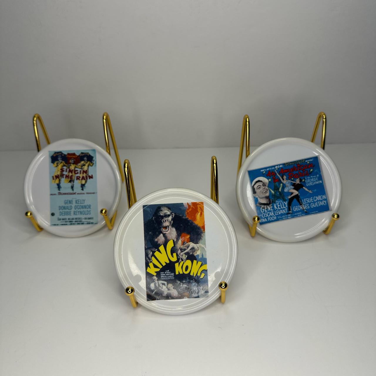 TCM Pottery Barn Coasters Set 3 An American in Paris... | Depop