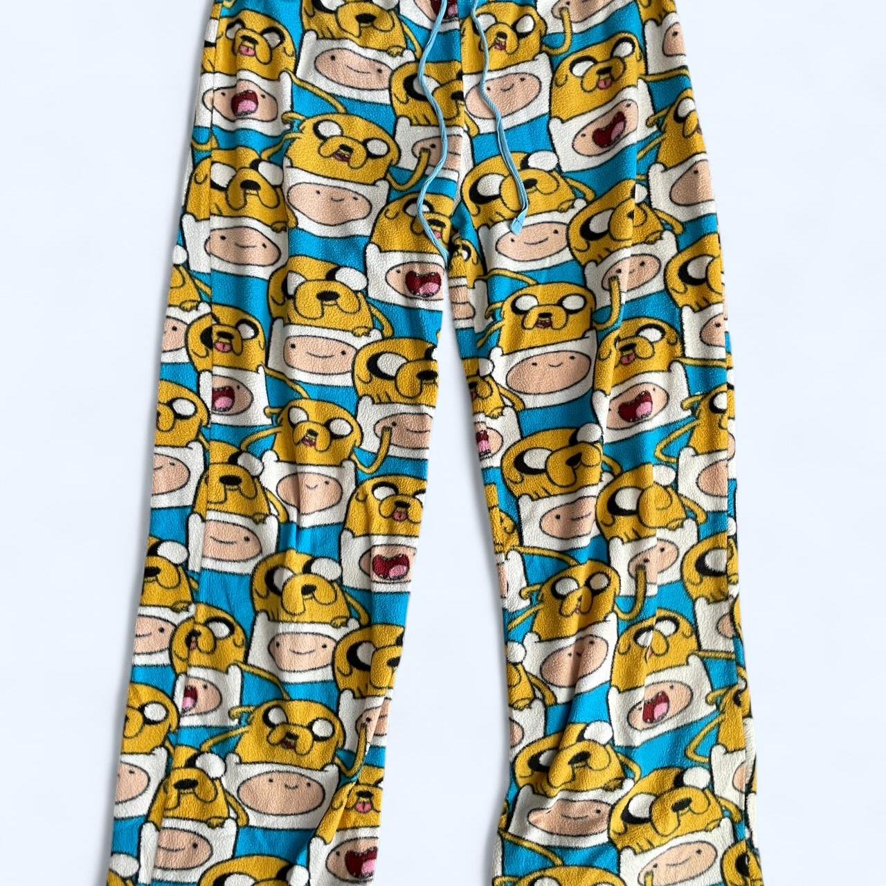 Adventure Time pj pants Size S, the string is a... | Depop