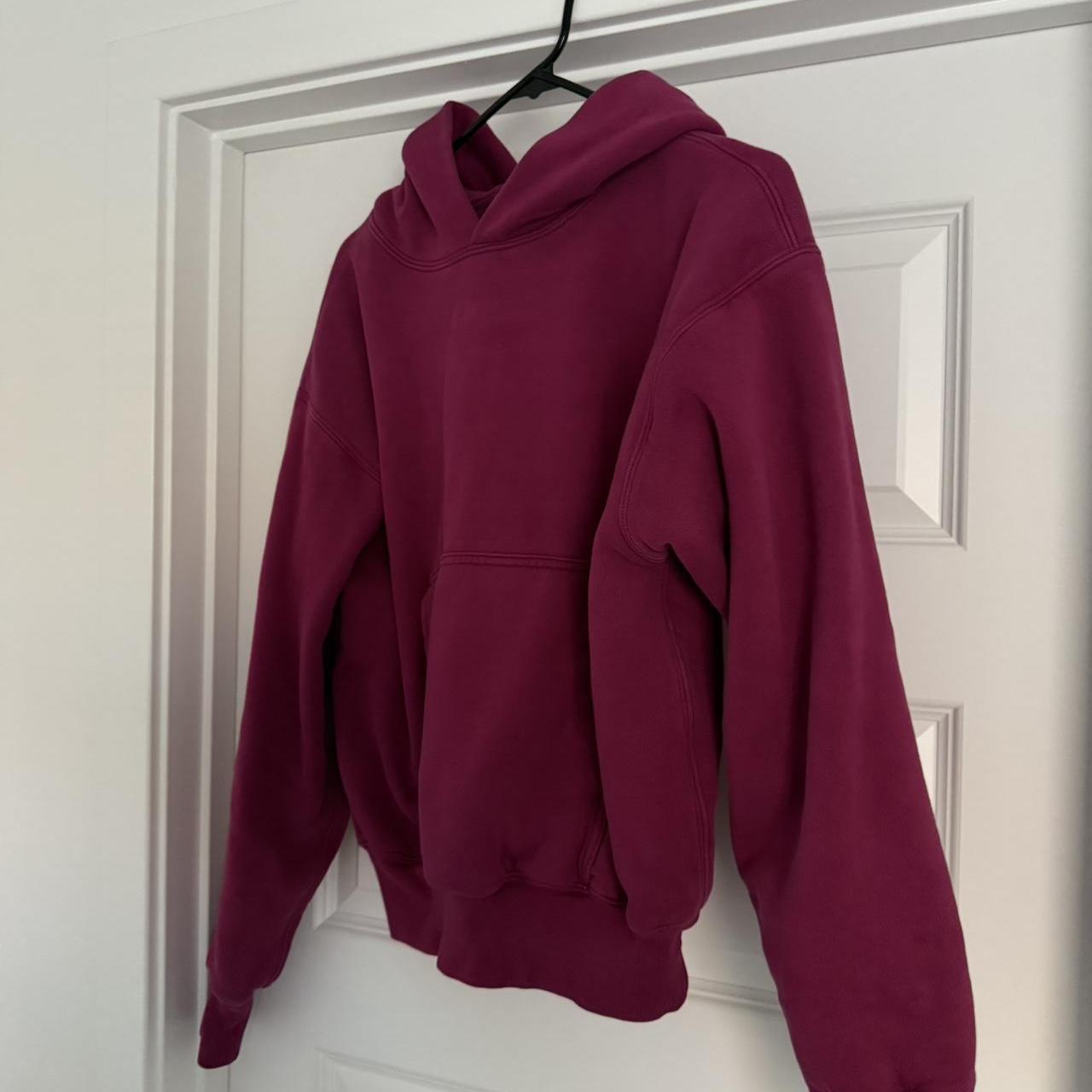 Magenta Yeezy Gap Hoodie Repopped but still in same... | Depop