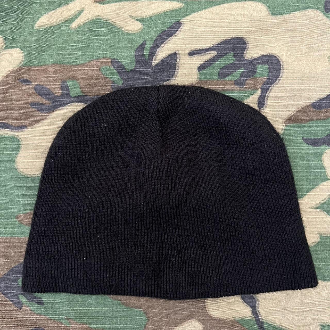 Jackass Number Two beanie hat in black & white... | Depop