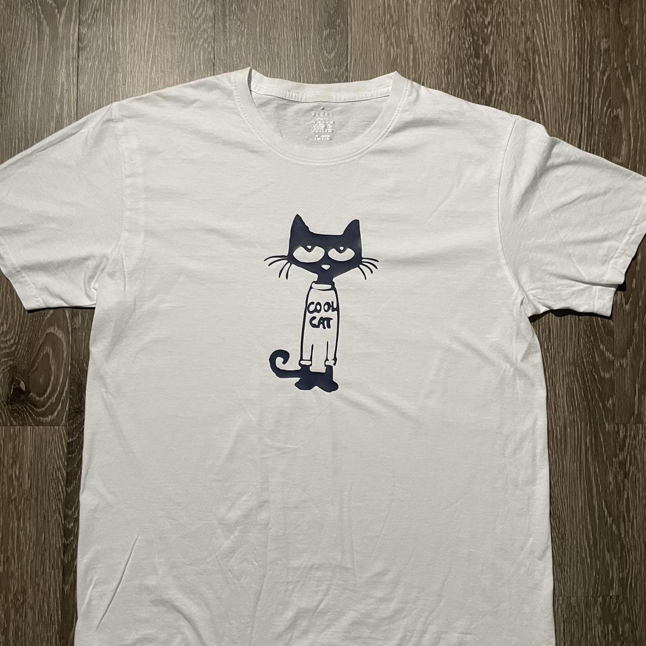 Pete the cat cool cat shirt i handmade this :) shirt... | Depop
