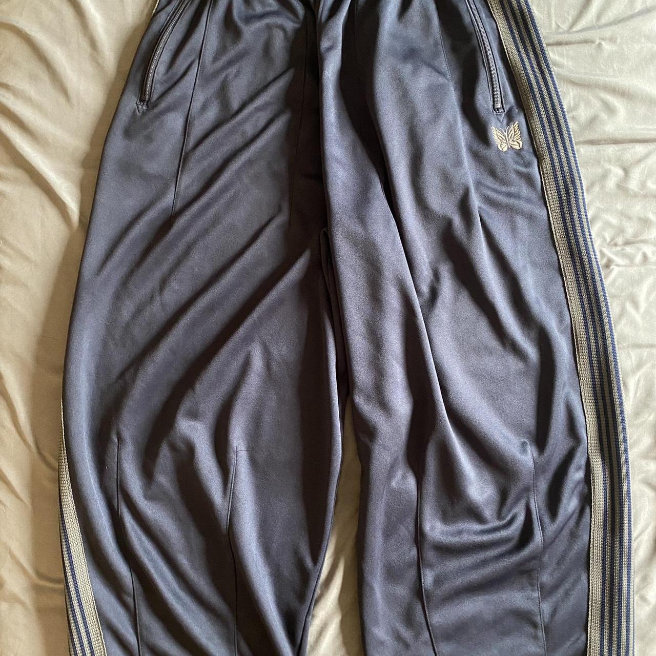 Needles hd track pants navy blue Size m Worn a good... | Depop