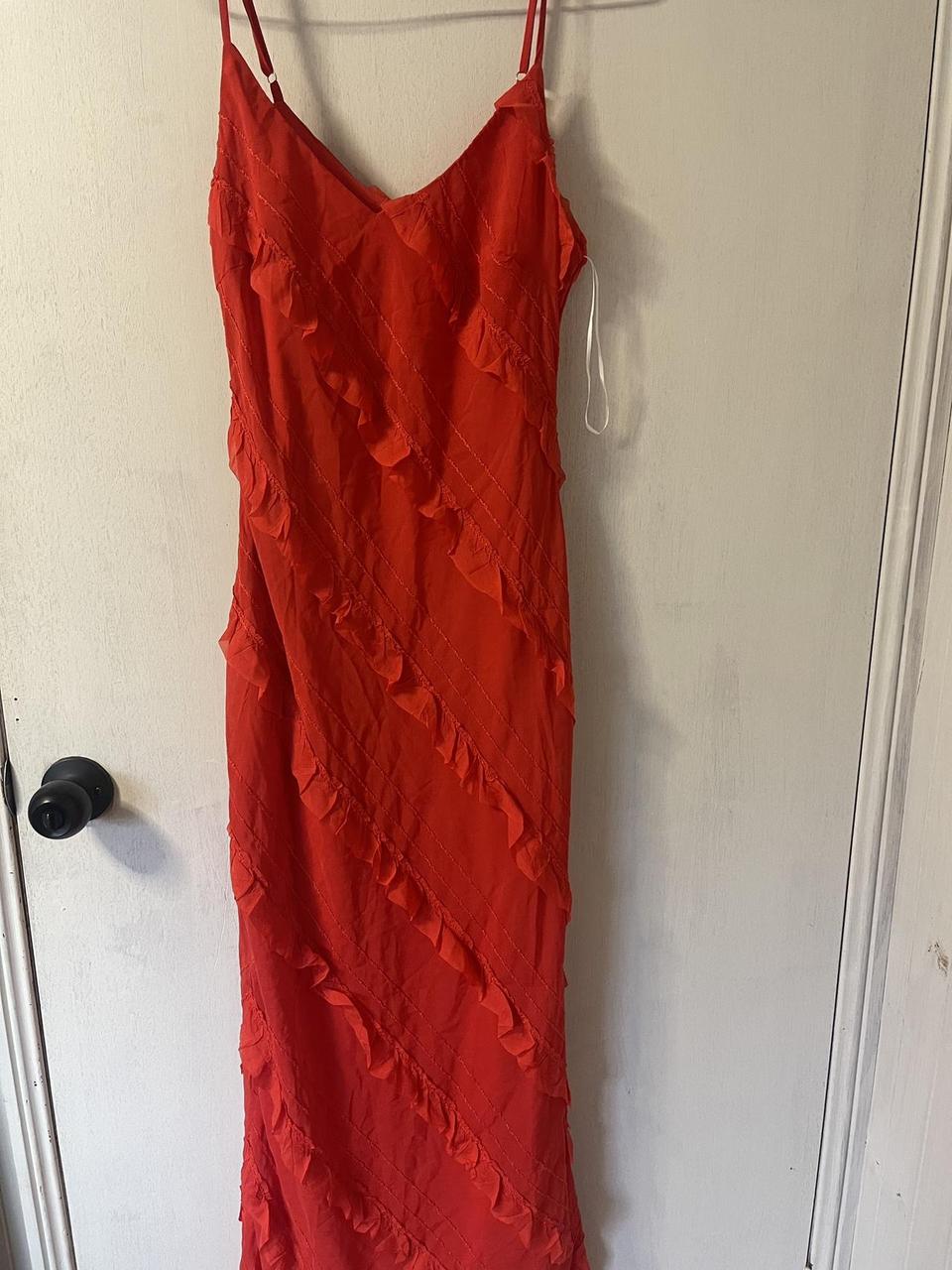 Lars princess Polly red maxi dress - Depop