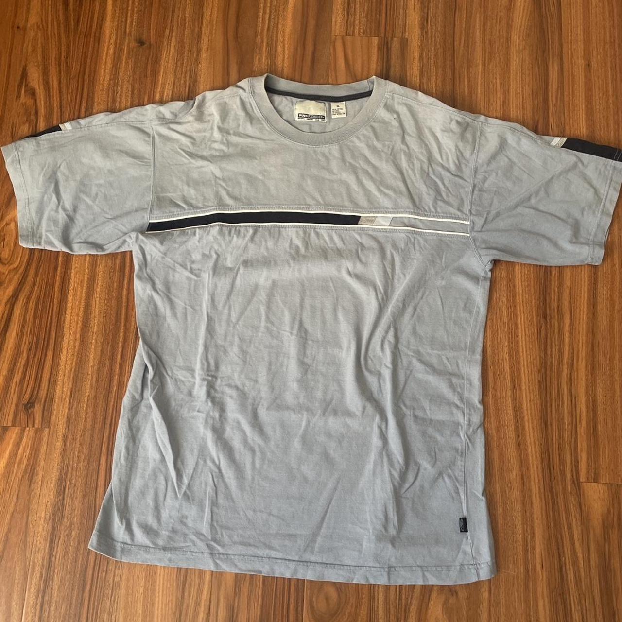 Baby blue point zero shirt (I’m 5’7 for reference... | Depop