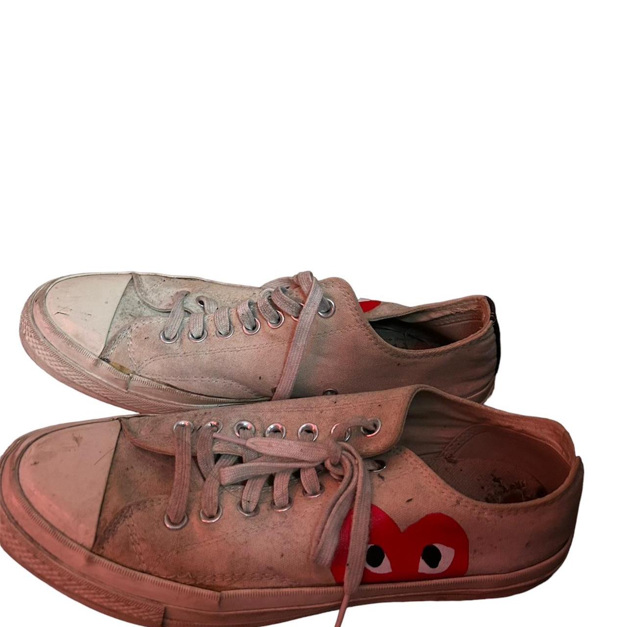 CDG white converse - Depop