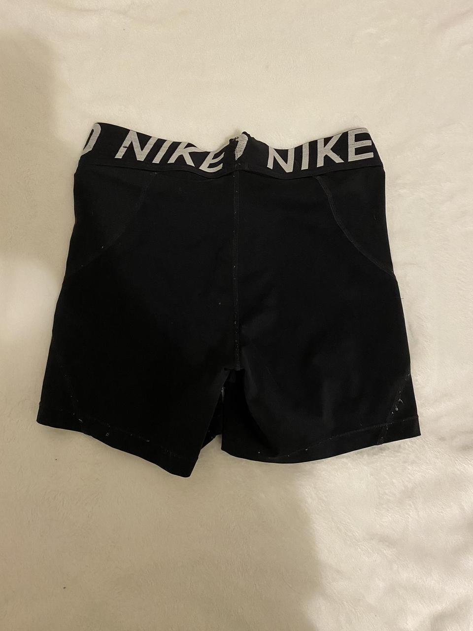 Nike pro black shorts (has holes 😓) - Depop