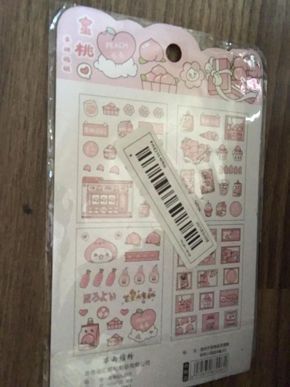 Kawaii Peach sticker pack 🍑