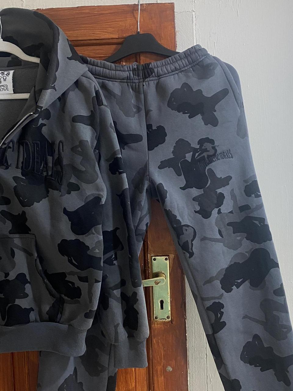 Named collective unisex dark grey full tracksuit... - Depop