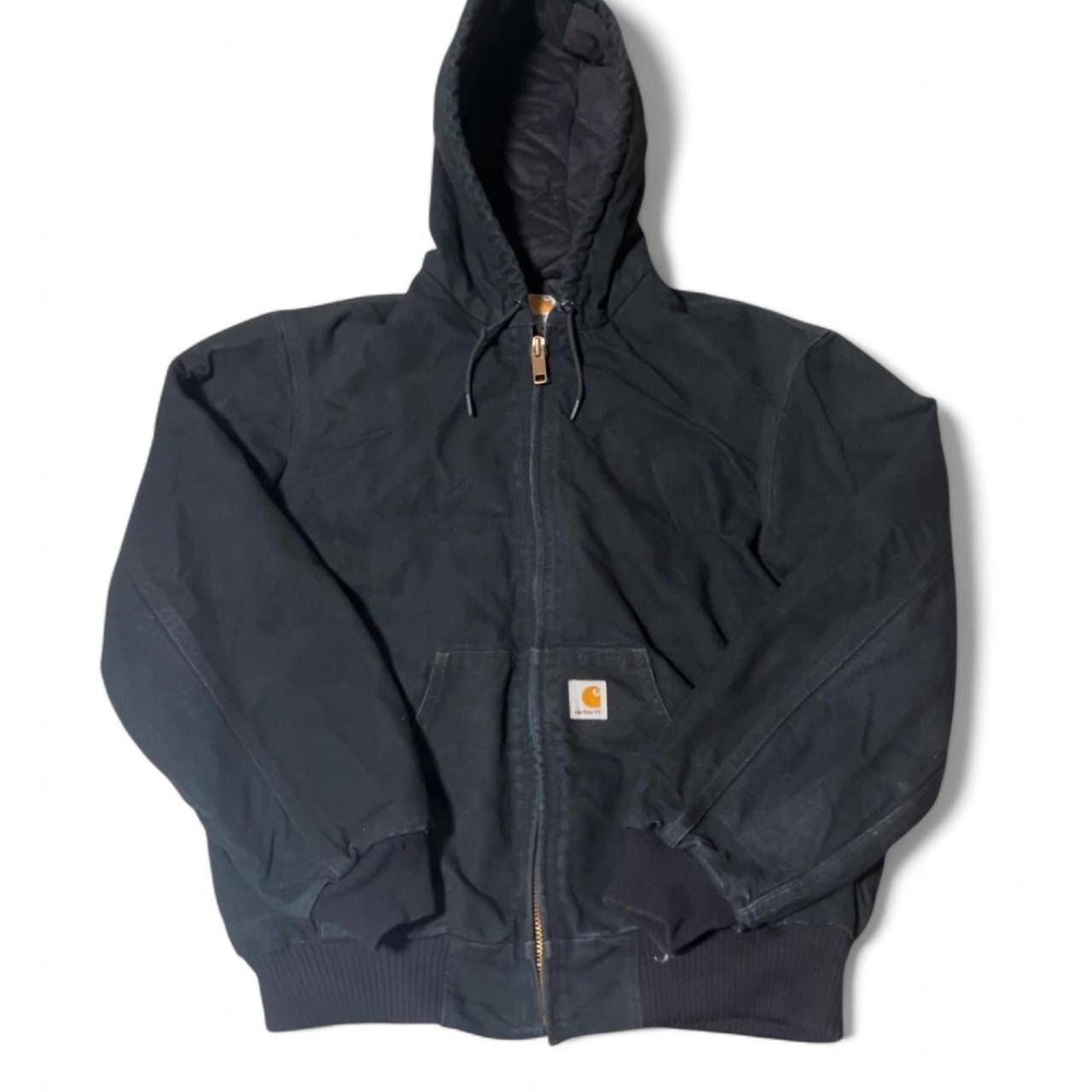 Vintage Black Carhartt Jacket Excellent Condition... | Depop