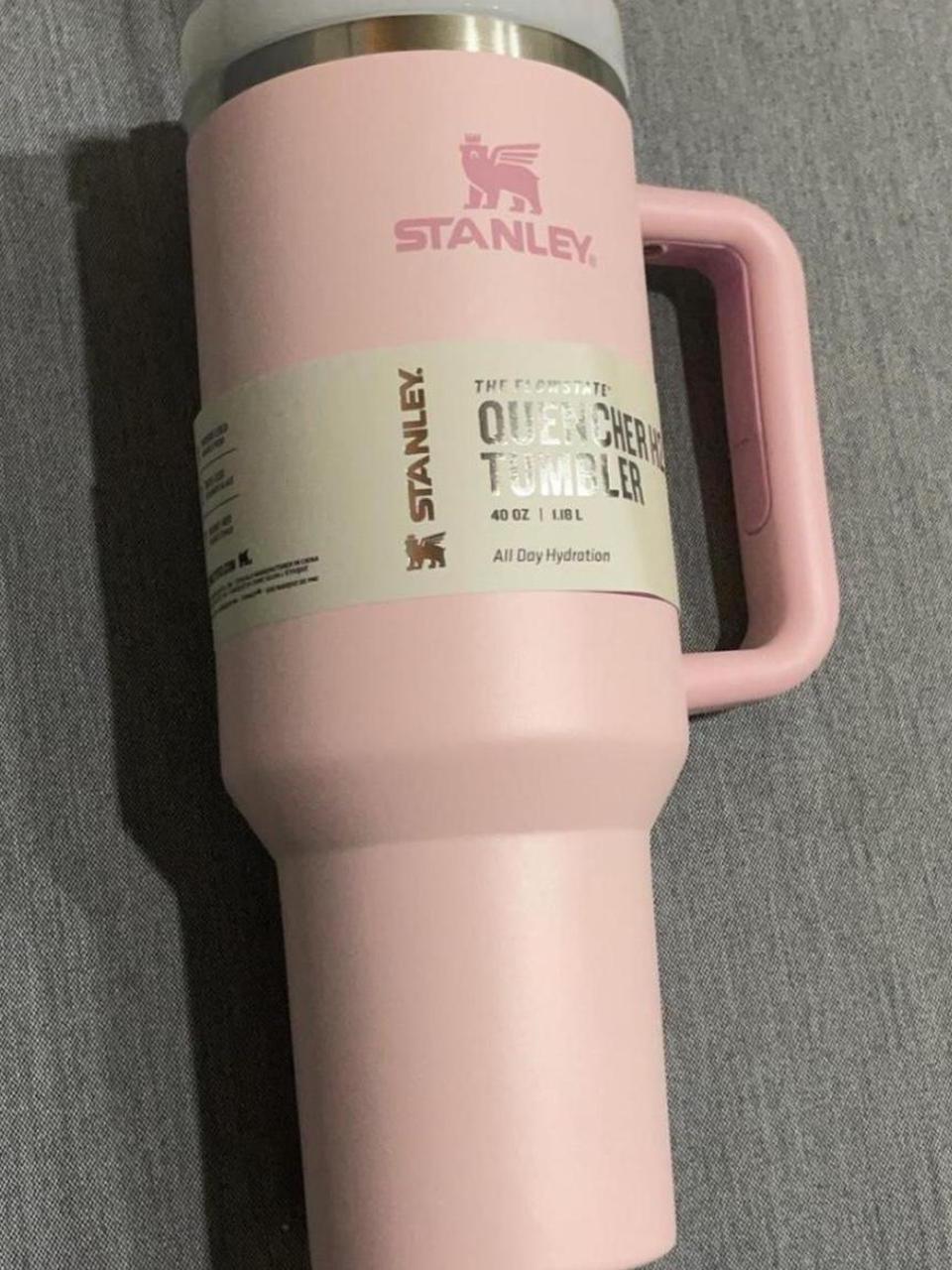 Pink 40oz Stanley Cup - Depop