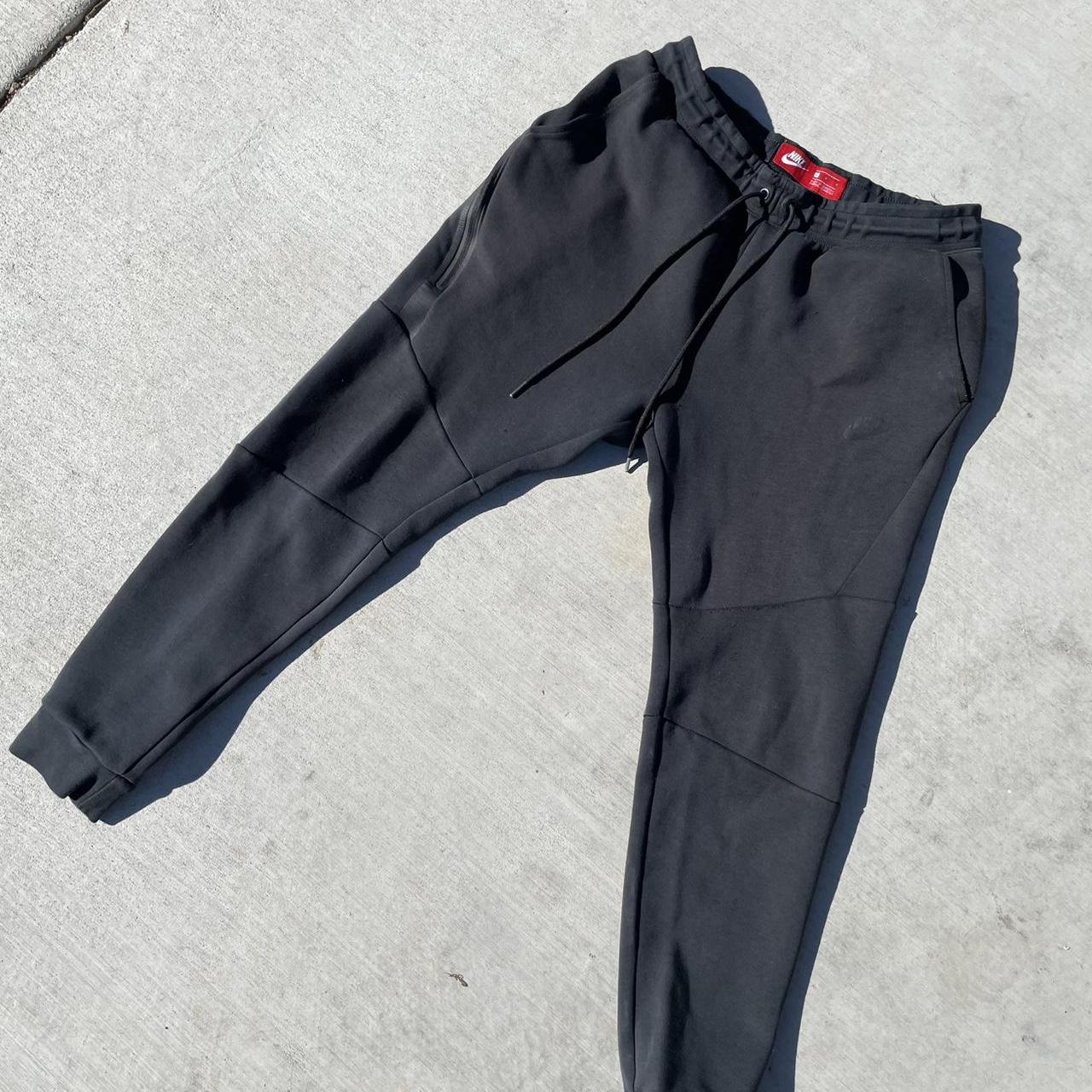 Black Nike tech fleece sweatpants #sweatpants #nike... | Depop