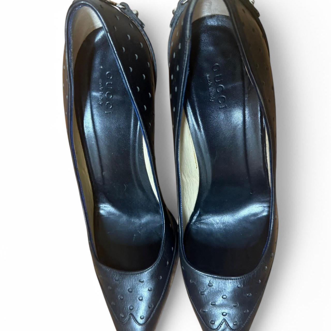 Gucci Logo Women’s Stiletto Heels 7.5 *returns... | Depop