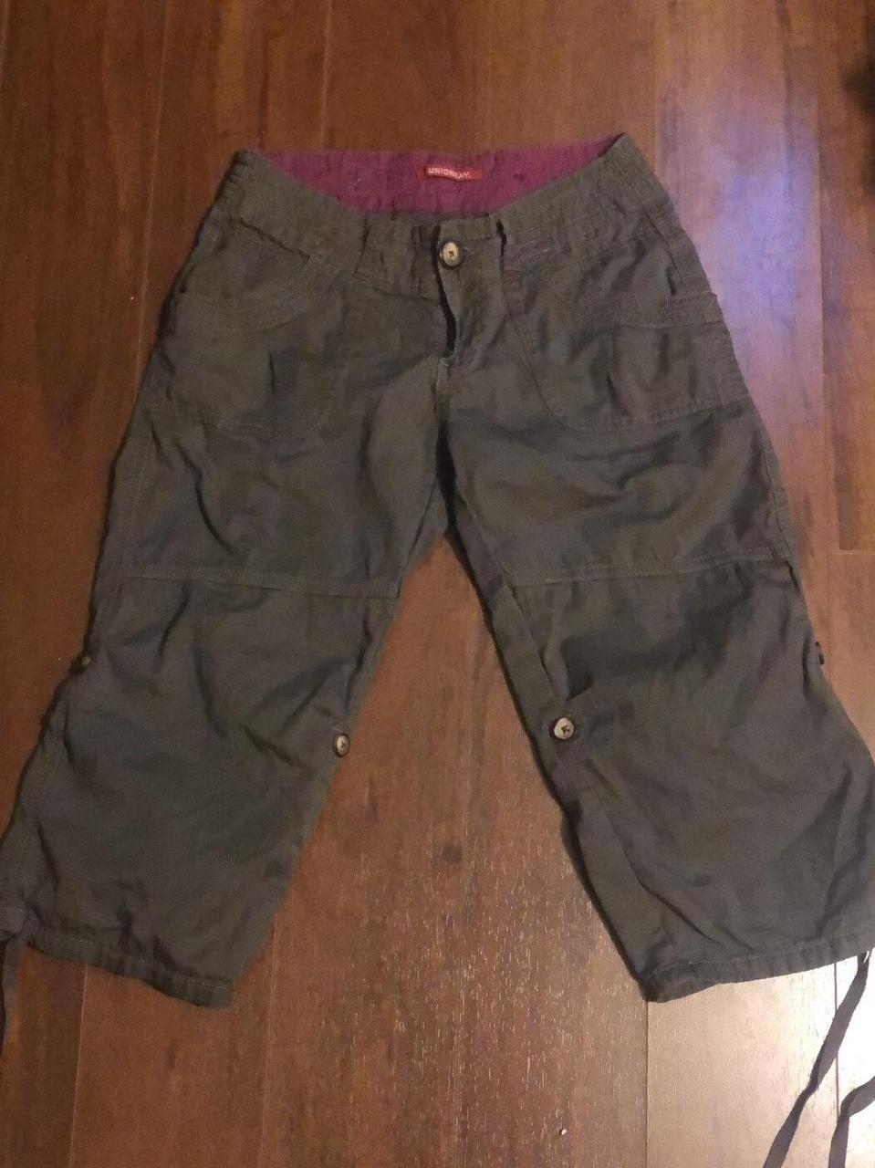vintage low rise 2000s union bay capris cargos... - Depop