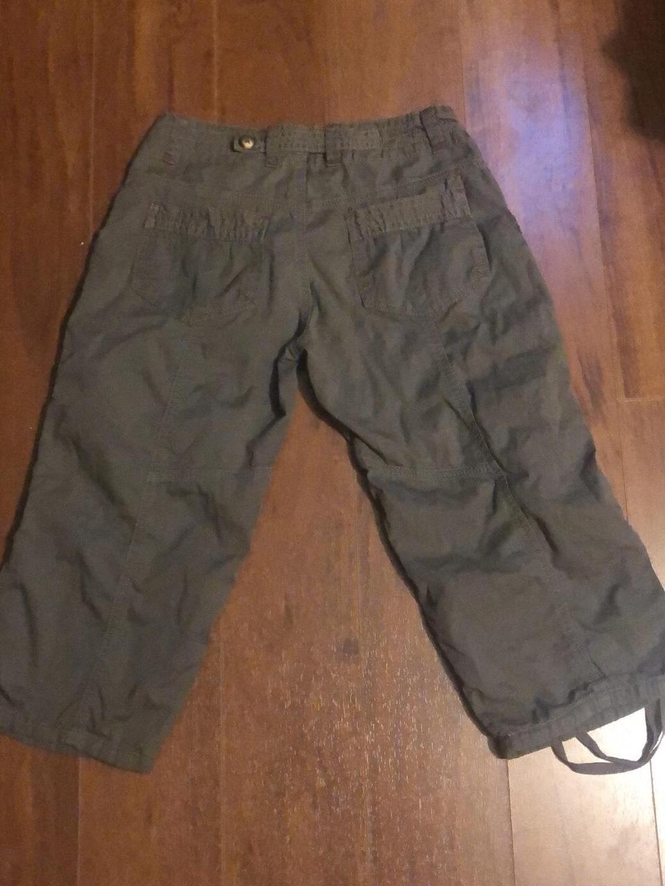 vintage low rise 2000s union bay capris cargos... - Depop
