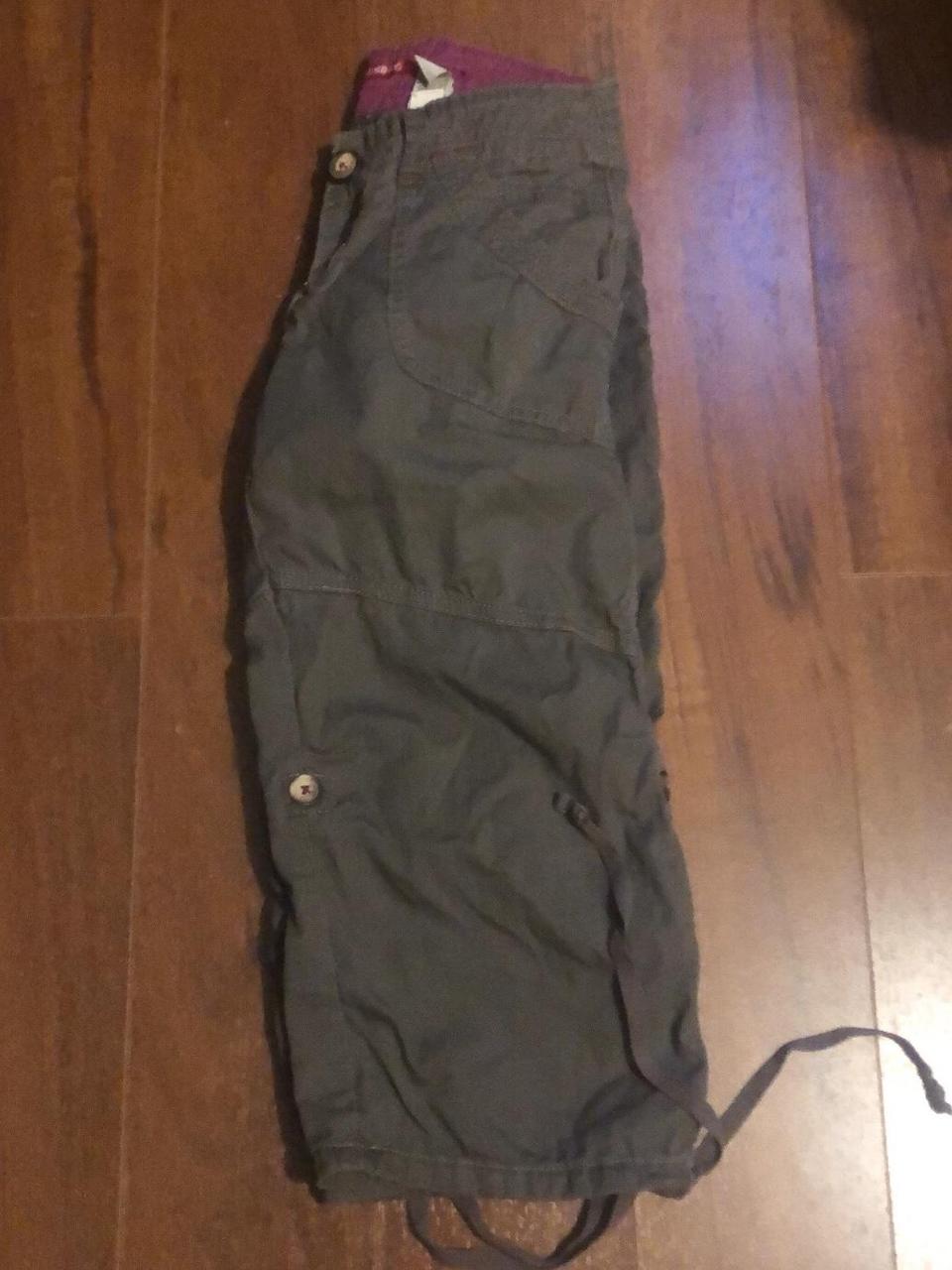 vintage low rise 2000s union bay capris cargos... - Depop