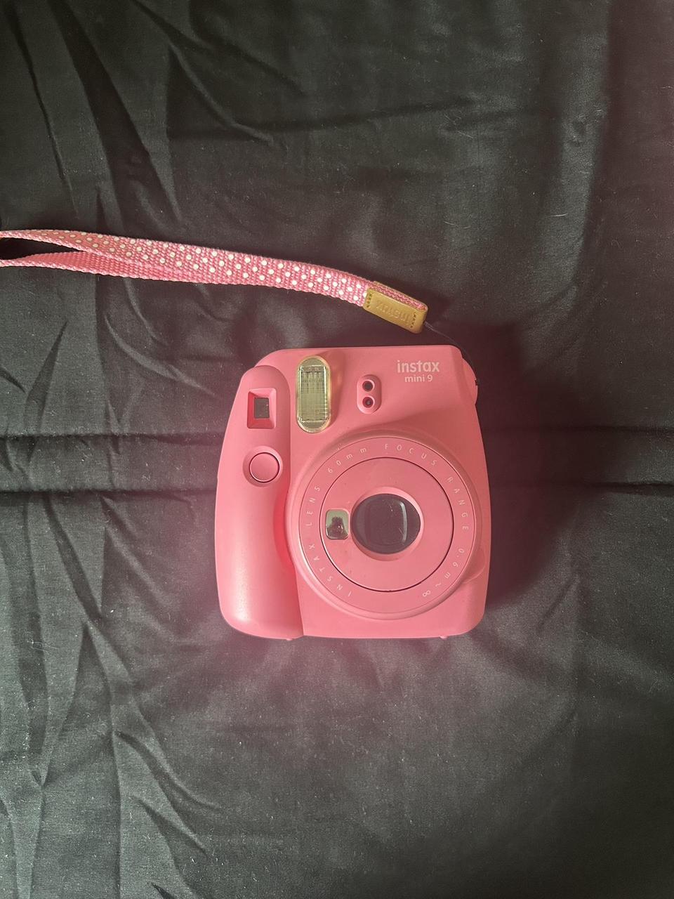 Pink instax mini camera 9 Does need batteries to be... - Depop