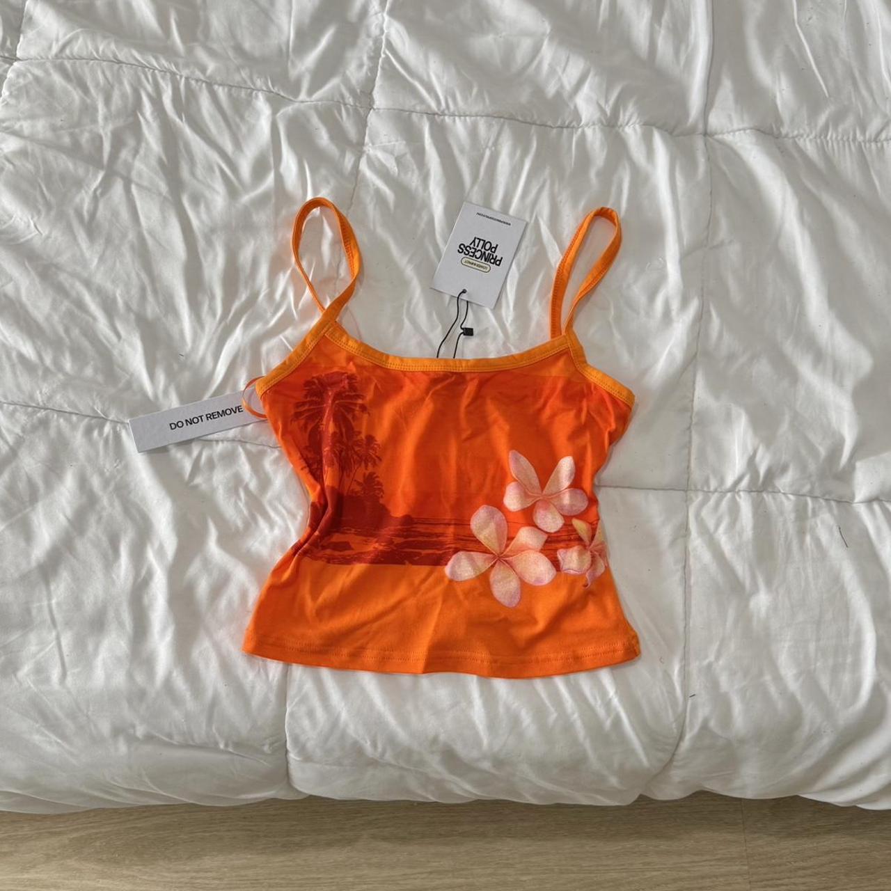 Princess Polly Sunset Tank Orange Top 🌺 Brand new... | Depop