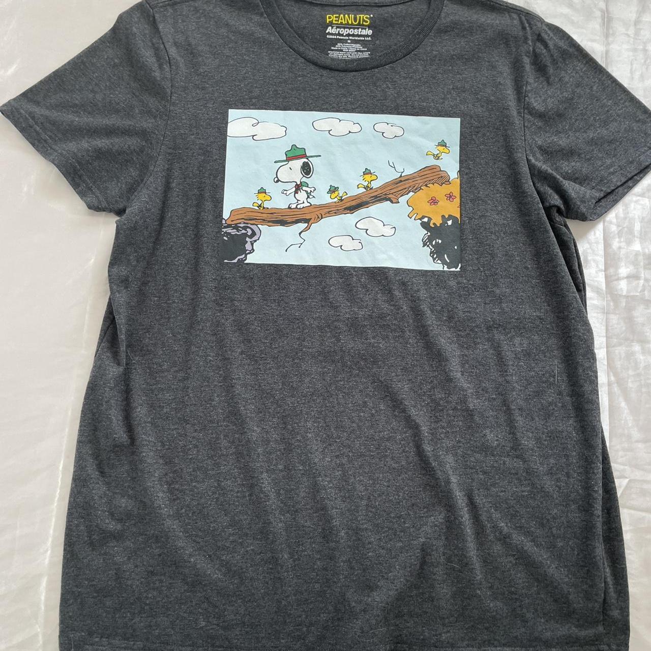 Grey Peanuts Snoopy graphic tee #Peanuts #snoopy | Depop