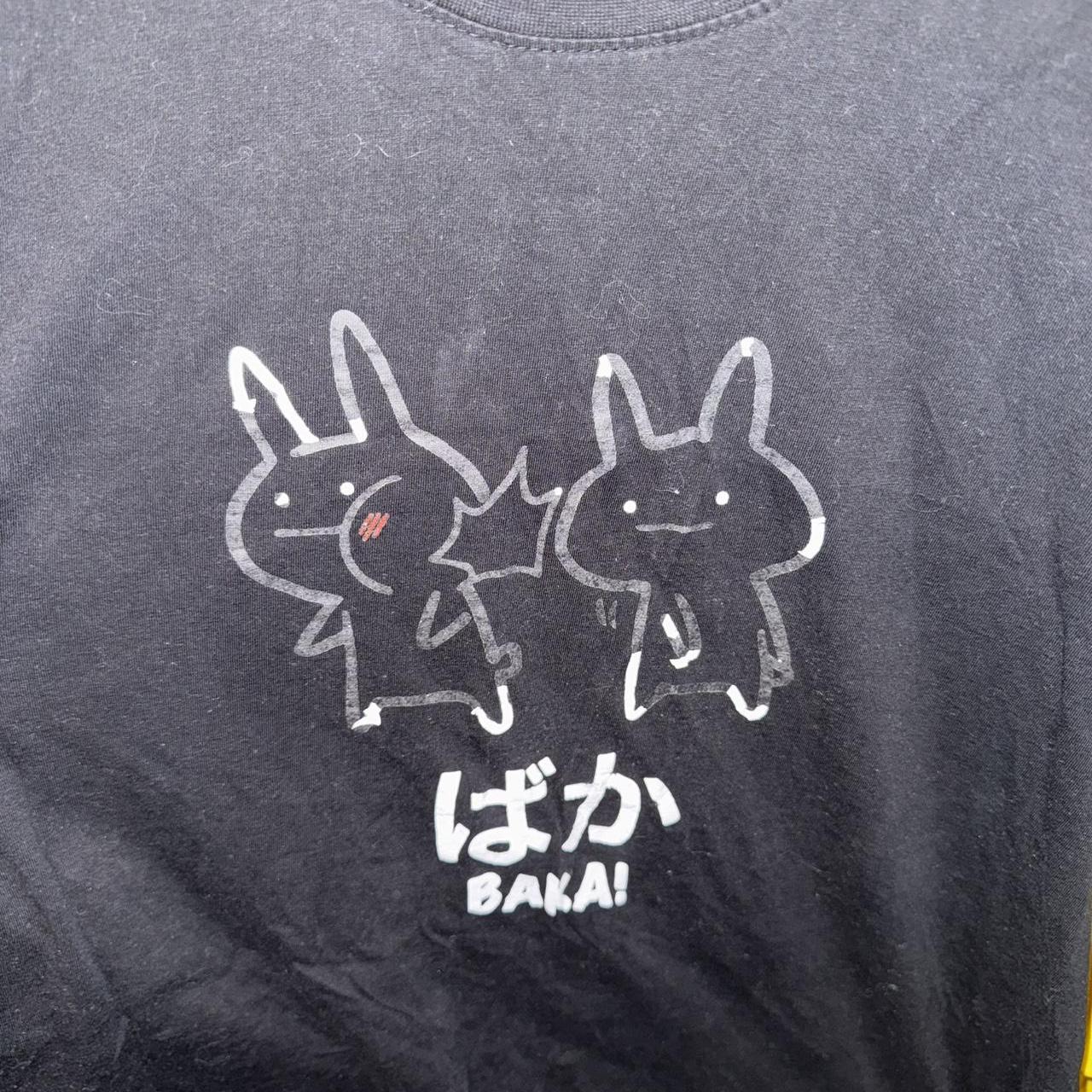 Mostly worn out Black and white Baka tee #anime | Depop