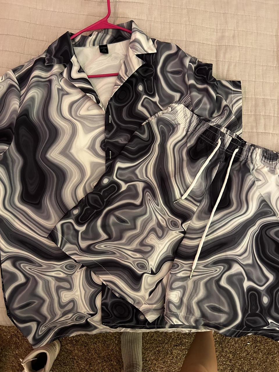 men’s romwe set size medium only worn once to a... - Depop