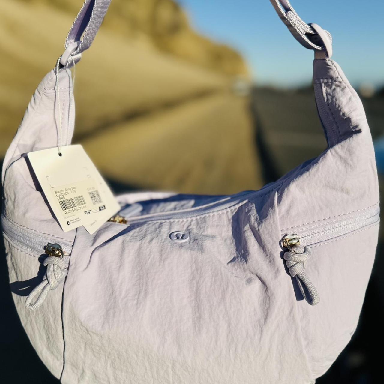 Lululemon slouchy sling bag 6L — Lavender Frost... | Depop