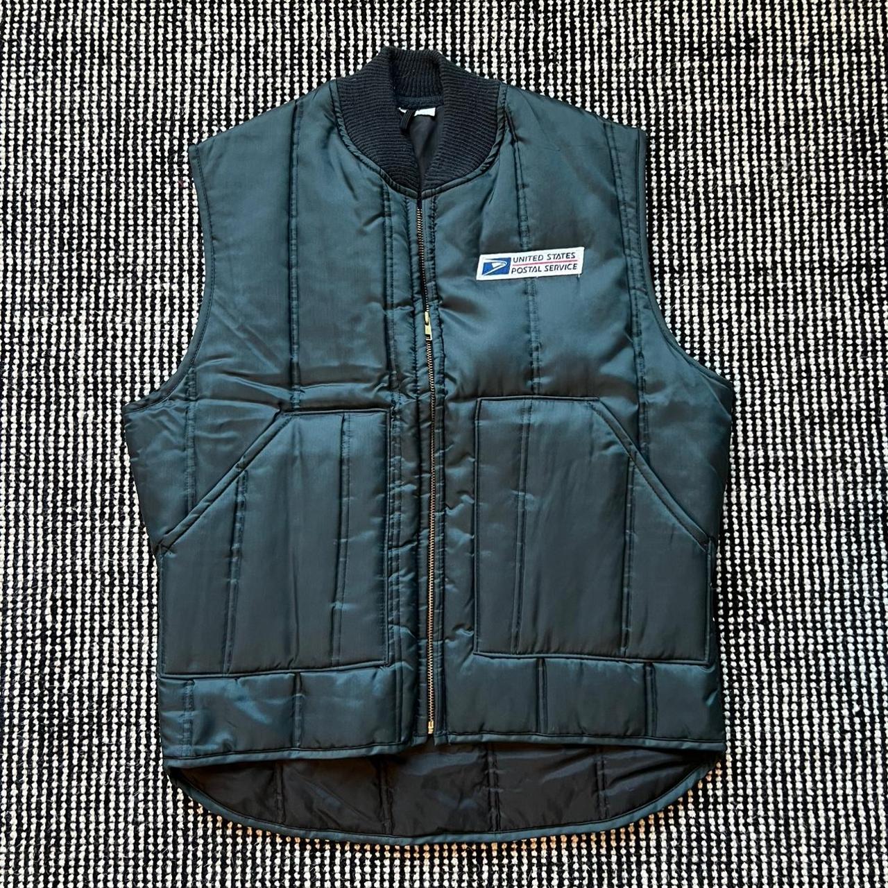 80s green USPS vest | Depop